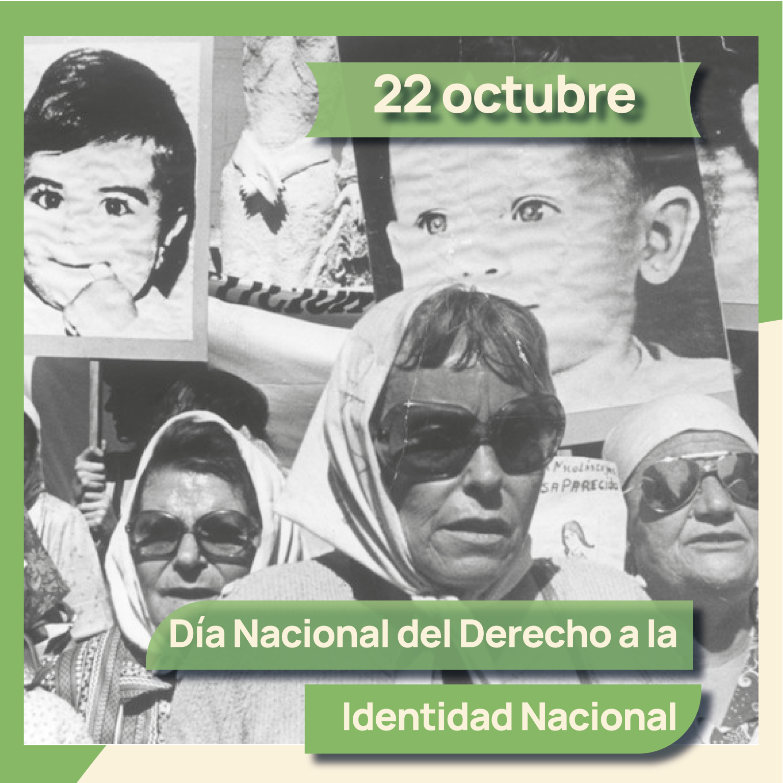 22 – Día Nacional del Derecho a la Identidad